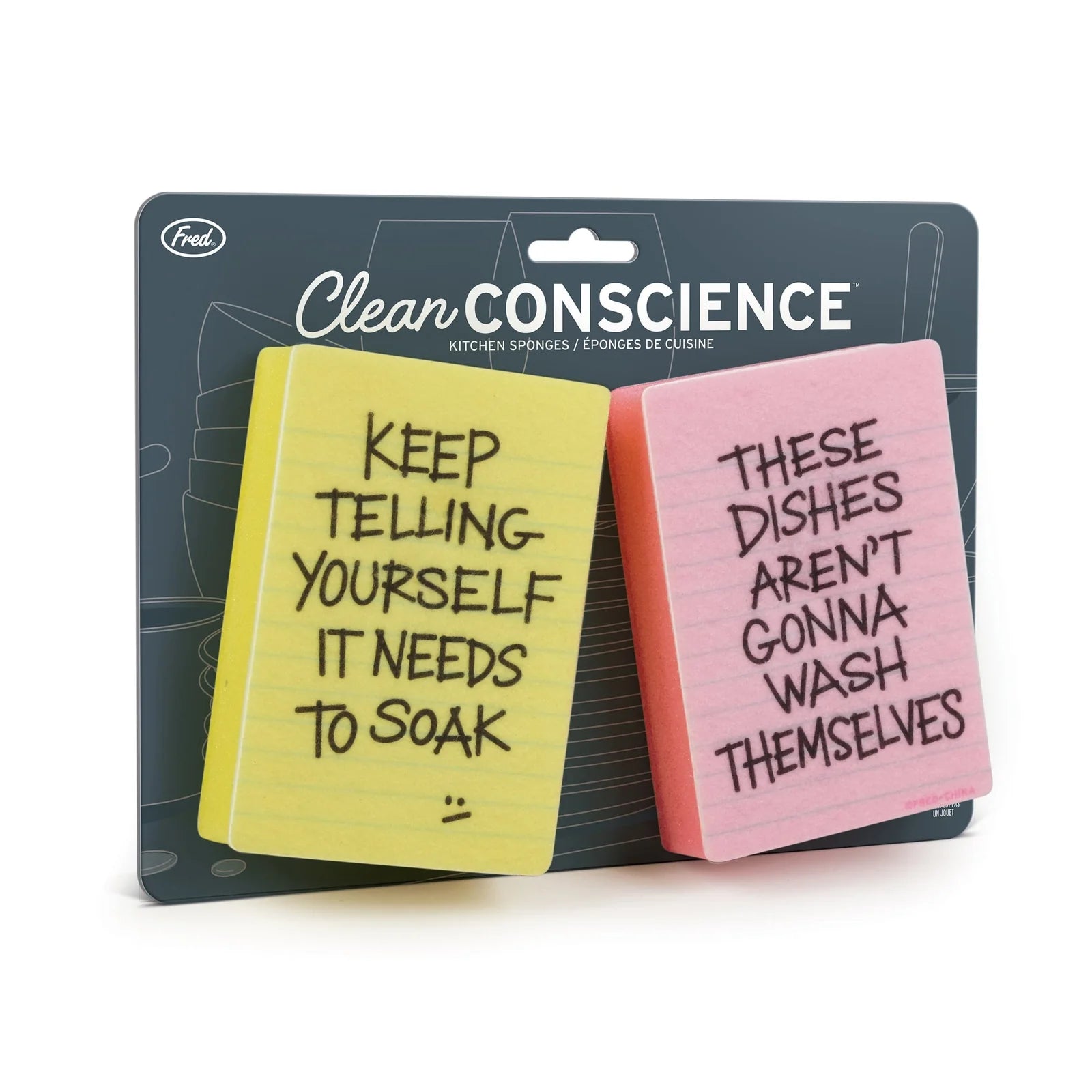 Clean Conscience Funny Sponges – Ida Red