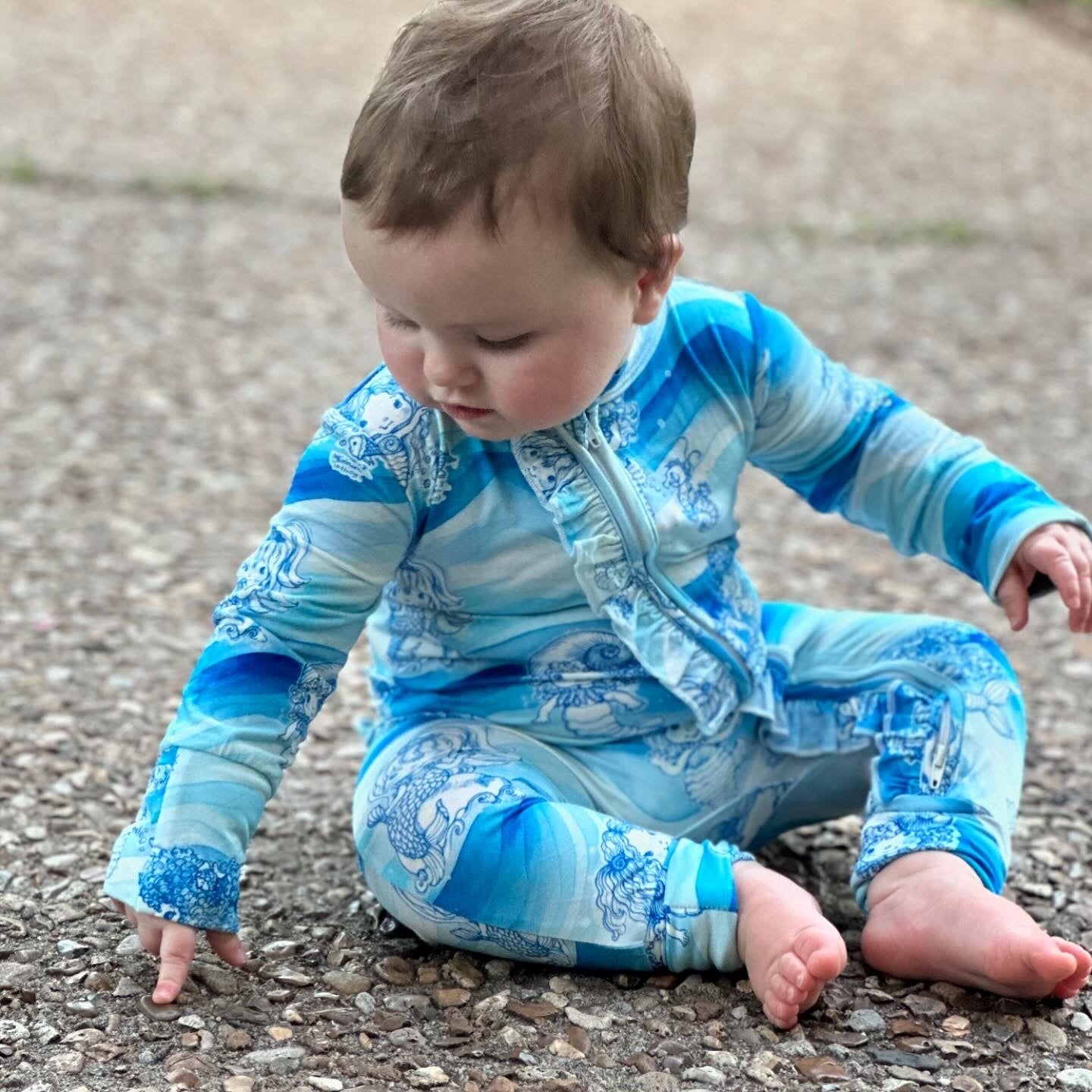 Muriel Fahrion Zippy Ruffle Romper – Ida Red