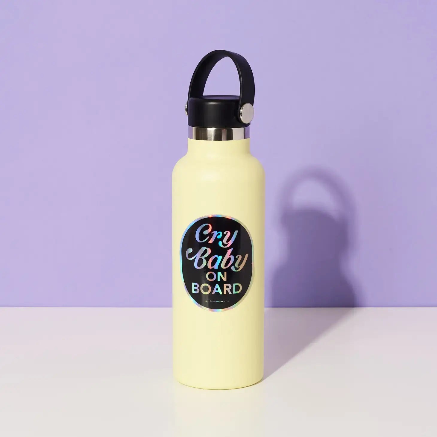 Cry Baby on Board Holographic Vinyl Sticker – Ida Red General Store