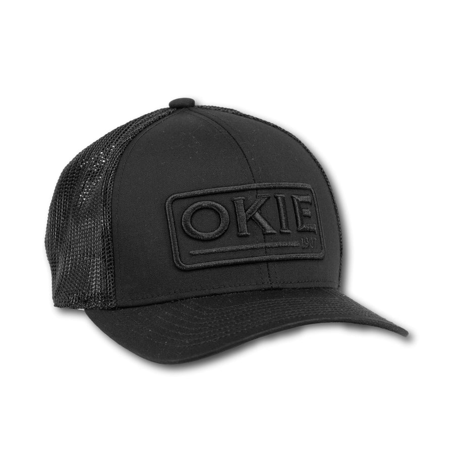 The Okie Brand Blacked Out 1907 Hat Fitted S/M – Ida Red