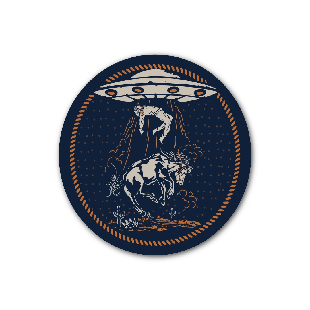 Charros & Aliens Sticker – Ida Red