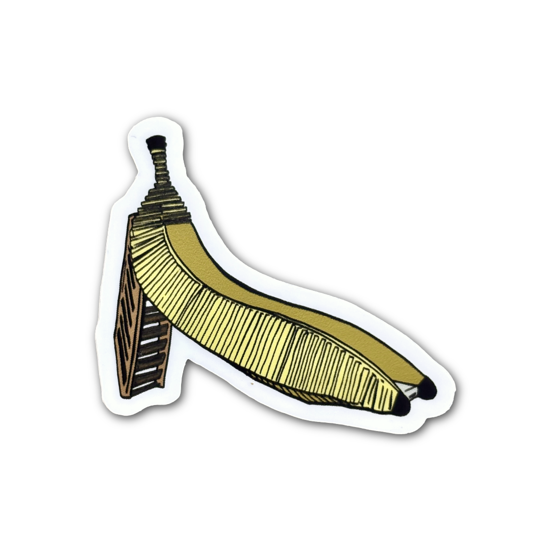 Banana Slide Sticker – Ida Red
