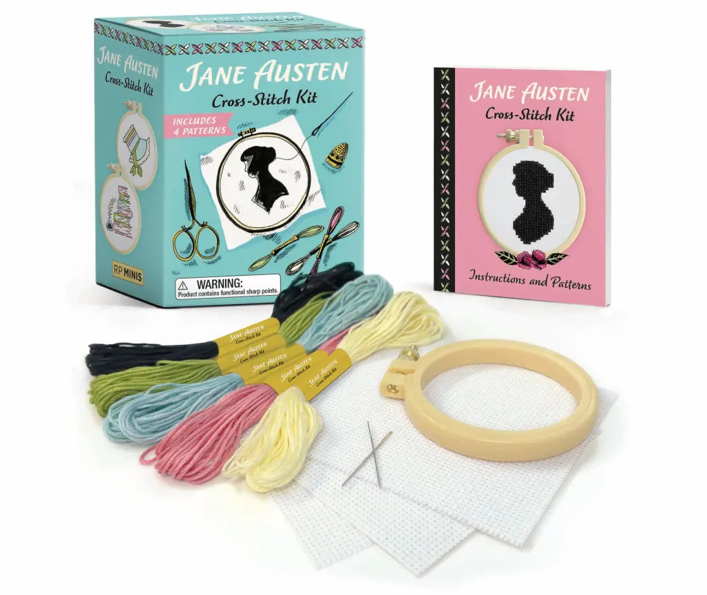 Jane Austen Cross Stitch Kit – Ida Red
