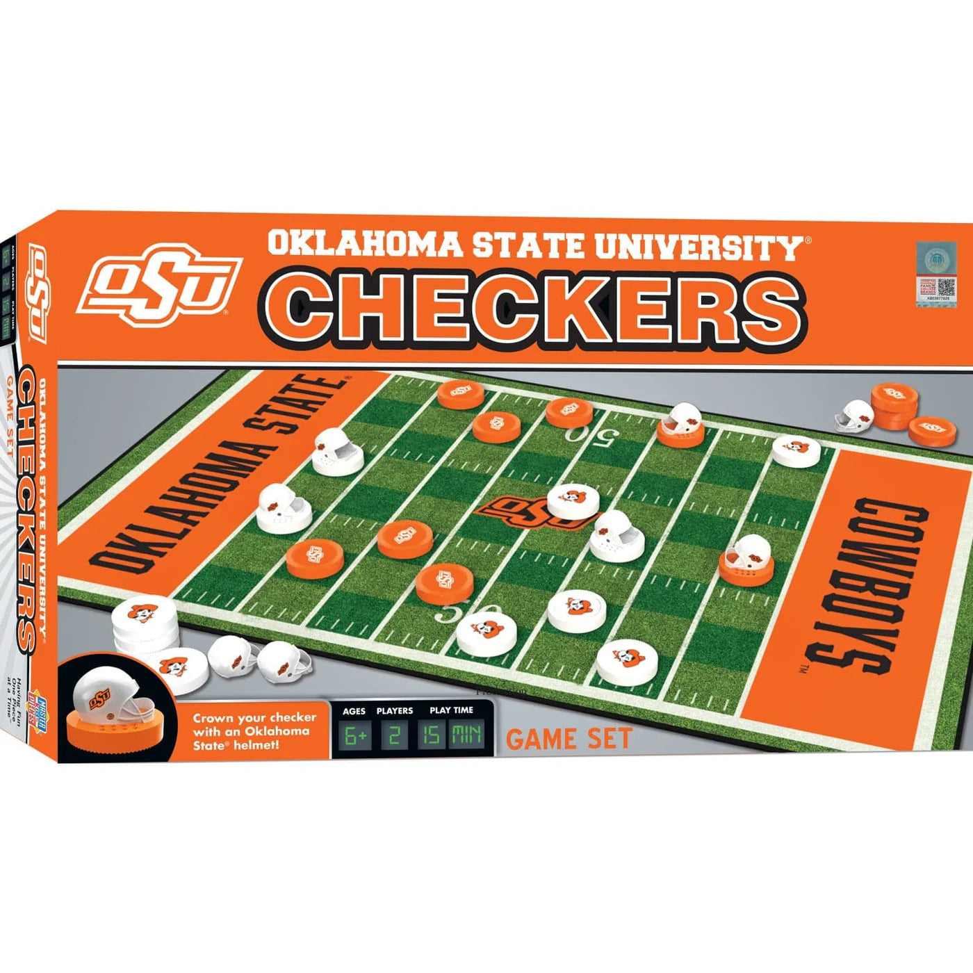 Oklahoma State Cowboys Checkers Board Game – Ida Red