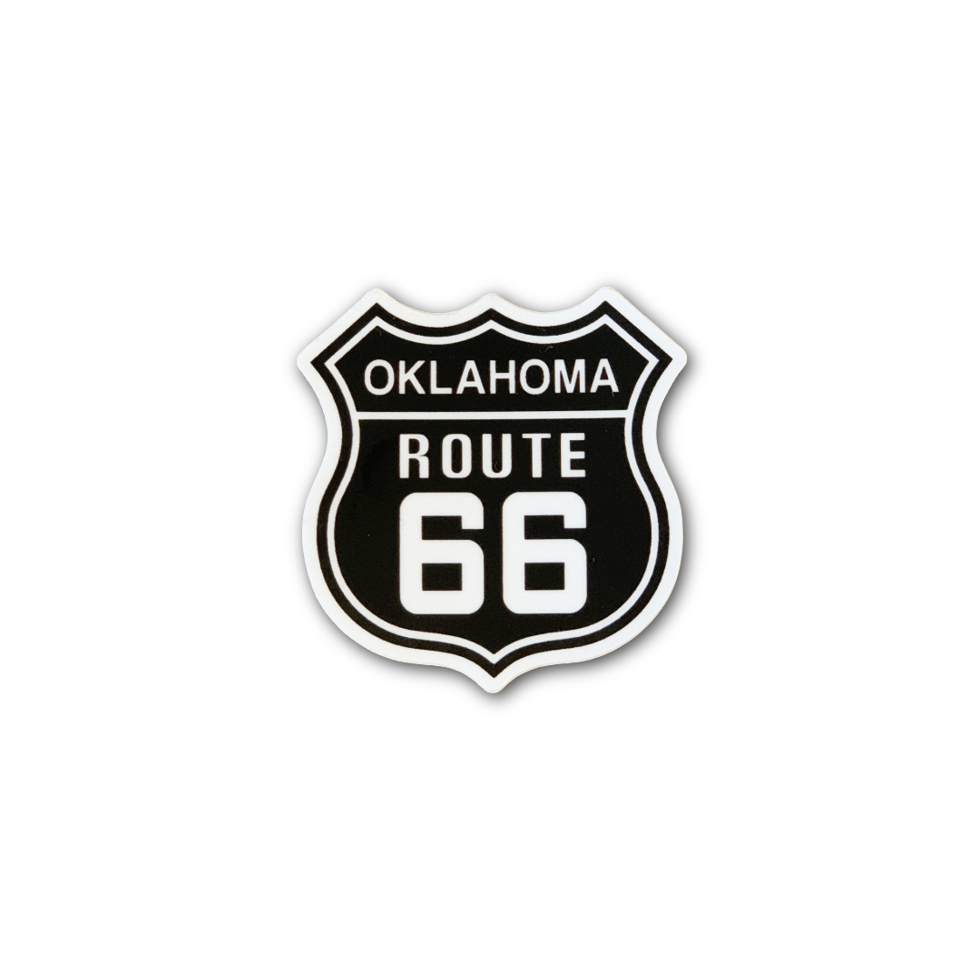 Oklahoma Route 66 Sticker | Classic Mother Road Souvenir – Ida Red