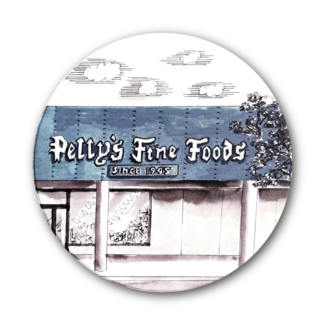 Petty's Fine Foods Coaster – Ida Red