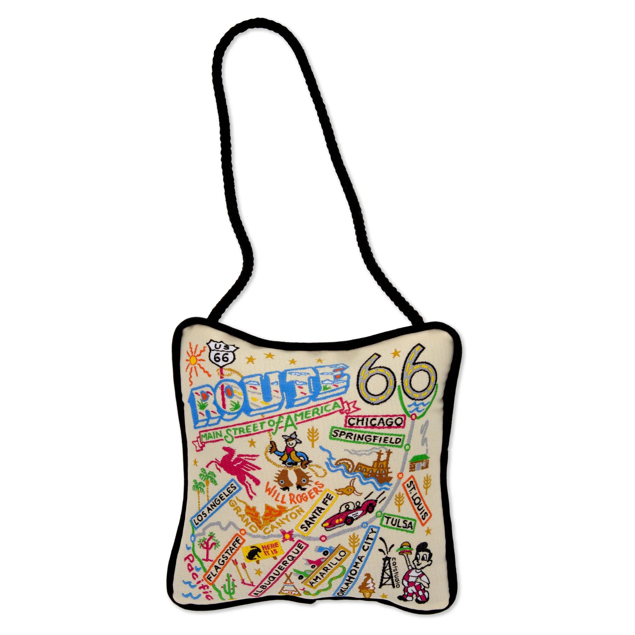 Route 66 Mini Pillow – Ida Red